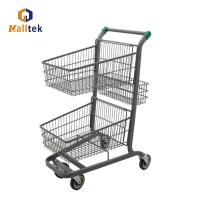 China Hot Sale Supermarket Basket Trolley For Grocery 100KG Loading for sale