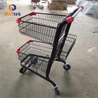 China Hot Sale Supermarket Basket Trolley For Grocery 100KG Loading for sale