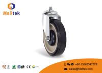 China PU TPR Supermarket Shopping Trolley Cart Elevator Caster 4 Inch Or 5 Inch Wheel for sale