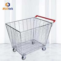 China Heavy Duty Logistics Trolley Metal Rolling Container Suitable For Warehouse And Supermarket Picking And Inventory Tasks for sale