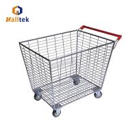 China Heavy Duty Logistics Trolley Metal Rolling Container Suitable For Warehouse And Supermarket Picking And Inventory Tasks for sale