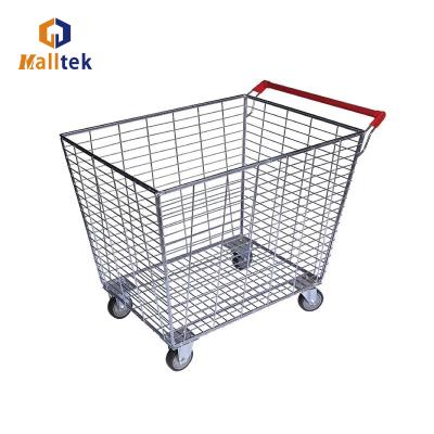 China Heavy Duty Logistics Trolley Metal Rolling Container Suitable For Warehouse And Supermarket Picking And Inventory Tasks for sale