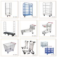 China Six Wheel Logistics Trolley For Material Handling In Narrow Aisles for sale