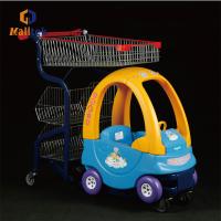 China Plastic Children Supermarket Shopping Trolley with Stable Frame Large Basket and Lightweight Design Perfect for Kids Play for sale