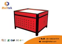 China Durable Retail Shop Fittings Supermarket Counter Table Customized Logo for sale
