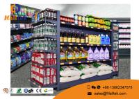 China Adjustable Layer Retail Gondola Shelving Gondola Display Rack Customized Size for sale