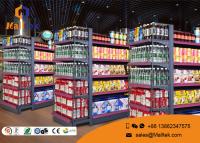 China Adjustable Layer Retail Gondola Shelving Gondola Display Rack Customized Size for sale