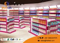 China Double Sided Supermarket Gondola Shelving Modular Flexible With End Shelves for sale