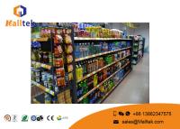 China Commercial Perforated Supermarket Gondola Shelving Double Sided For Shopping Mall for sale