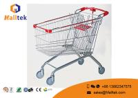 China V  Foot Type Supermarket Shopping Trolley Galvanization Surface for sale