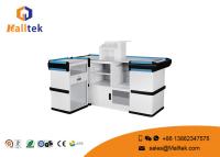 China Cash Supermarket Checkout Counter Computer Protection Cover Design for sale