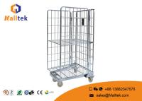 China Chrome Plated Material Carrying Trolley Customized Logo With Wheels for sale