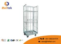 China Square Storage Material Handling Trolley Wire Mesh Aluminium Alloy for sale