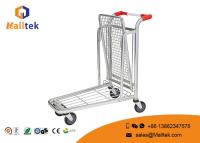 China Convenience Logistics Trolley Chrome Plated Material Movement Trolley for sale