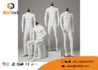China FRP Clothing Showing Male Model Props Retail Shop Fittings With Wooden Cover for sale