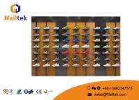 China Durable Shoe Store Using Steel And Wooden Display Rack With Multiple Sizes for sale