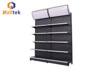 China Custom Supermarket Gondola Shelving Retail Display Racks For Convenience Store for sale