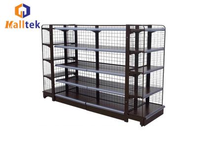 China Multi Functional Supermarket Gondola Shelving Food Display With Accessories for sale