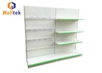 China Metal Multi Tier Heavy Duty Grocery Store Shelves Advertising For Hypermarket for sale