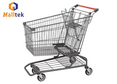 China American Design Metal Supermarket Shopping Trolley Cart For Eco - Friendly for sale