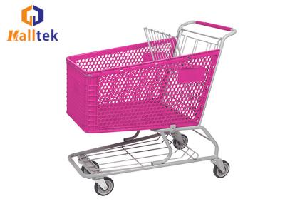 China CE Certification Hdpp Material Plastic Trolley For Supermarket , Long Life for sale