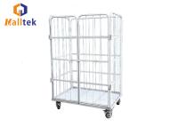 China Transport Folding Nestable Roll Container Trolley for sale