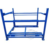 China Four Wheels Auto Parts Stackable Pallet Cages Powder Coating for sale