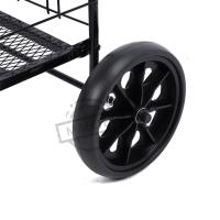 China Shopping Supermarket Folding Trolly Cart Q235 Steel for sale