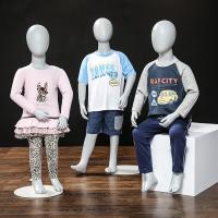 China White Full Body Child Mannequin FRP For Clothing Display Show Window for sale