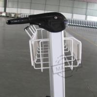 China 3 Wheels Airport Luggage Trolley PVC Handle Aluminum Alloy for sale