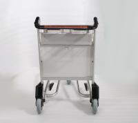 China 3 Wheels Airport Luggage Trolley PVC Handle Aluminum Alloy for sale