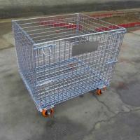 China Galvanized Wire Mesh Storage Cages 50x50mm 1200x1000x890mm for sale