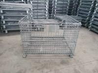 China Galvanized Wire Mesh Storage Cages 50x50mm 1200x1000x890mm for sale