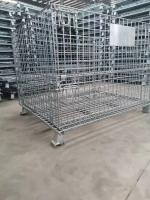 China Galvanized Wire Mesh Storage Cages 50x50mm 1200x1000x890mm for sale