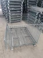 China Galvanized Wire Mesh Storage Cages 50x50mm 1200x1000x890mm for sale