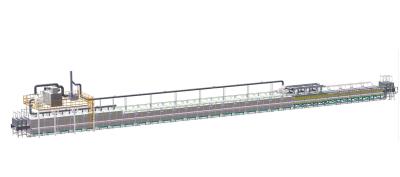 China Controlled Atmosphere Roller Hearth Furnace 900C 430kW Heat Treating Equipment for sale