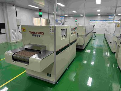 China Industrial Mesh Belt Conveyor Dryer 8kW 800kg 3 Zone Furnace for Electronics Curing for sale