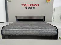 China 48kW Mesh Conveyor Belt Dryer Machine 600mm Belt Width 6 Zone Electronic Ceramics Drying for sale