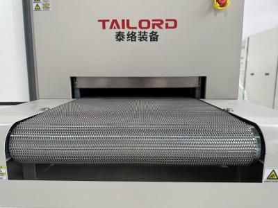 China 48kW Mesh Conveyor Belt Dryer Machine 600mm Belt Width 6 Zone Electronic Ceramics Drying for sale