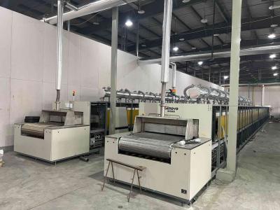China Continuous Controlled Atmosphere Muffle Furnace 140mm/Min Mesh Belt SUS316L for Lithium Battery Pyrolysis for sale