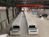 China Continuous Controlled Atmosphere Muffle Furnace 140mm/Min Mesh Belt SUS316L for Lithium Battery Pyrolysis for sale