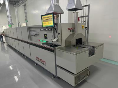 China Nitrogen Controlled Atmosphere Continuous Brazing Furnace 64kW 1600C for Ceramic Package for sale