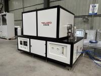 China Oxygen Atmosphere 70mm Quartz Tube Furnace 1050°C for LTCC Debinding and Sintering for sale