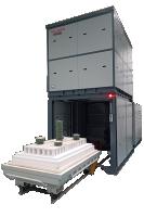 China Industrial Ceramic Sintering Bell Furnace 1800°C Inert Atmosphere Heat Treatment for sale