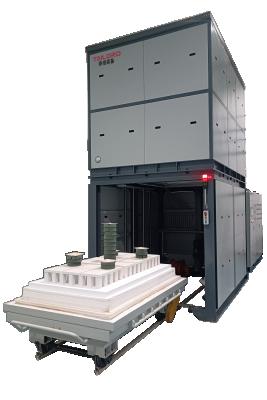 China Industrial Ceramic Sintering Bell Furnace 1800°C Inert Atmosphere Heat Treatment for sale