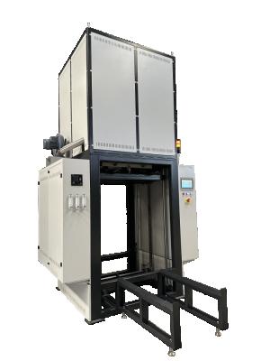 China Nitrogen Hydrogen Brazing Annealing Controlled Atmosphere Bell Furnace 1100C 550x1100mm for sale