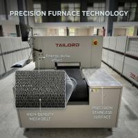 China Continuous Mesh Belt Sintering Furnace Metal Powder Parts 950C 48kW 400mm Belt for sale