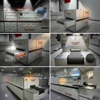 China High Temperature Mesh Belt Furnace Magnetic Materials 1150C 60kW Nine Zones for sale