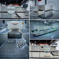 China Stress Relief Mesh Belt Furnace Welded Steel Parts 650C 36kW 600mm Belt for sale