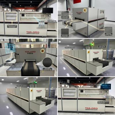 China Gas Nitriding Mesh Belt Furnace Steel Components 570C 32kW 400mm Belt Continuous for sale